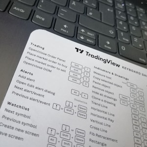 Printable Tradingview Keyboard Shortcuts - Etsy