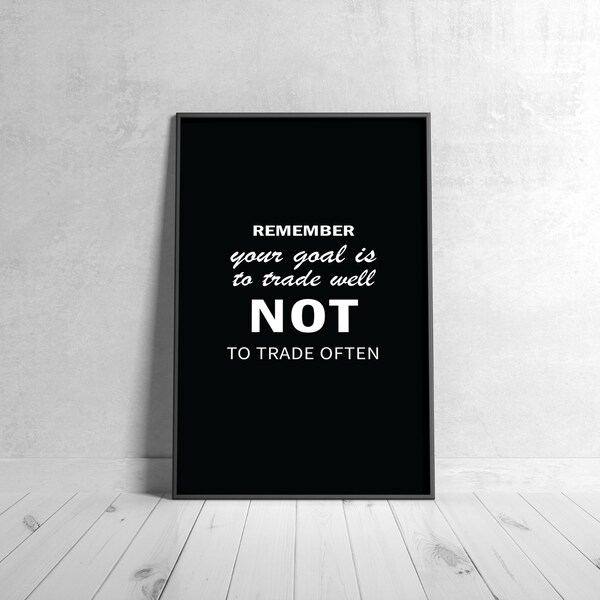 Trading Poster - Etsy