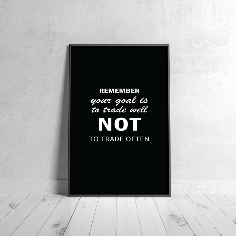 Trading Poster - Etsy