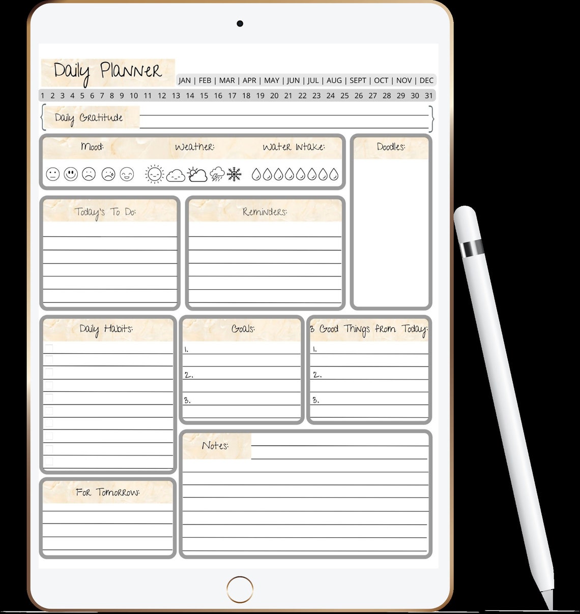 ADHD Planner | Printable ADHD | Editable ADHD | Adult Planner | Adult ...