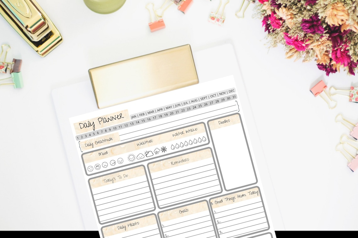 ADHD Planner Printable ADHD Editable ADHD Adult Planner Adult Adhd ...