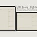 Minimalist Digital Daily Bujo Journal Undated 365 Days for iPad ...