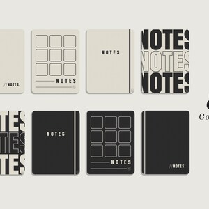 Minimalist Digital Note Templates for iPad & Tablet - Ruled, Narrow ...