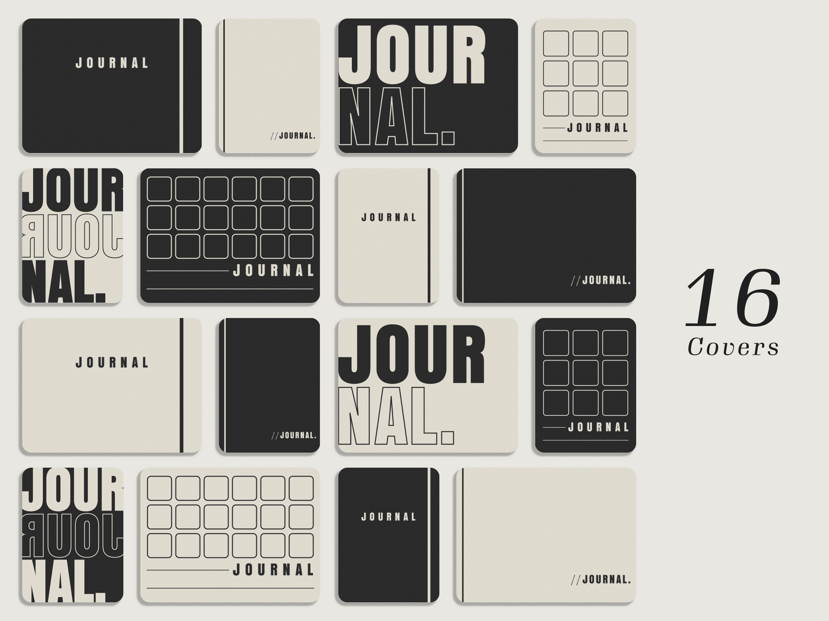 Minimalist Digital Daily Journal Undated 365 Days for iPad & Tablet ...