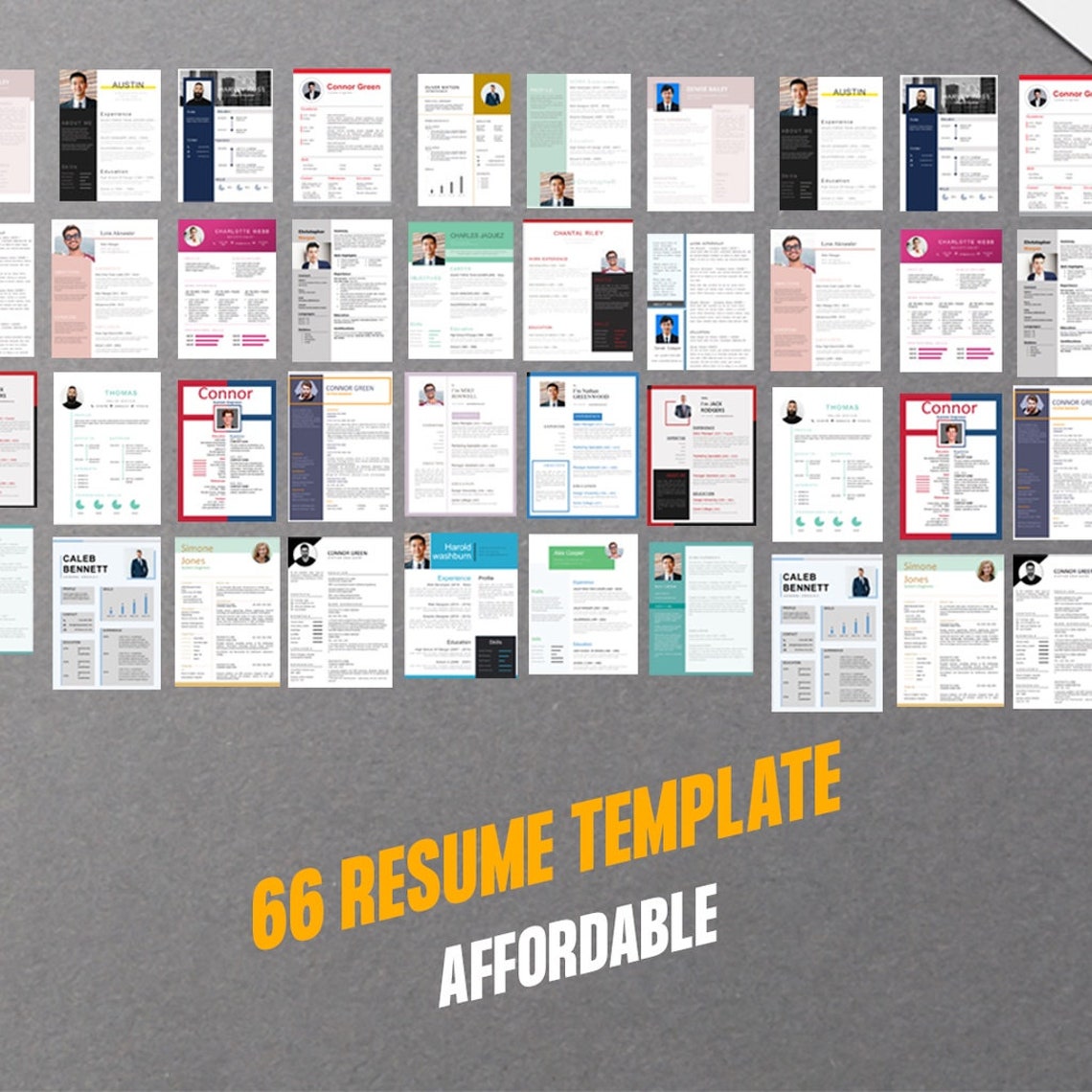 Cv Resume Template Curriculum Vitae Resume Template, Modern Resume ...