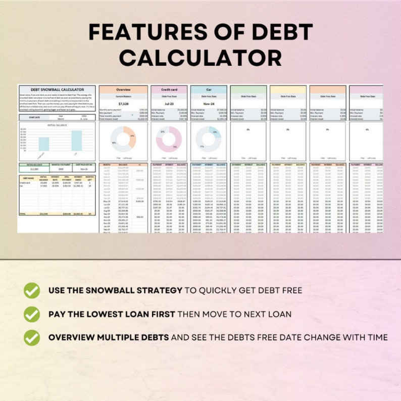 Excel Template Sheet Complete Monthly Budget Excel Template Automated ...