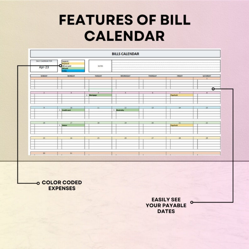 Excel Template Sheet Complete Monthly Budget Excel Template Automated ...