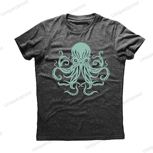 Octopus Logo SVG File - Etsy