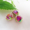 SUPER SPECIAL RASPBERRIES Glass Beads, 11mm Faery Raspberries Limited ...