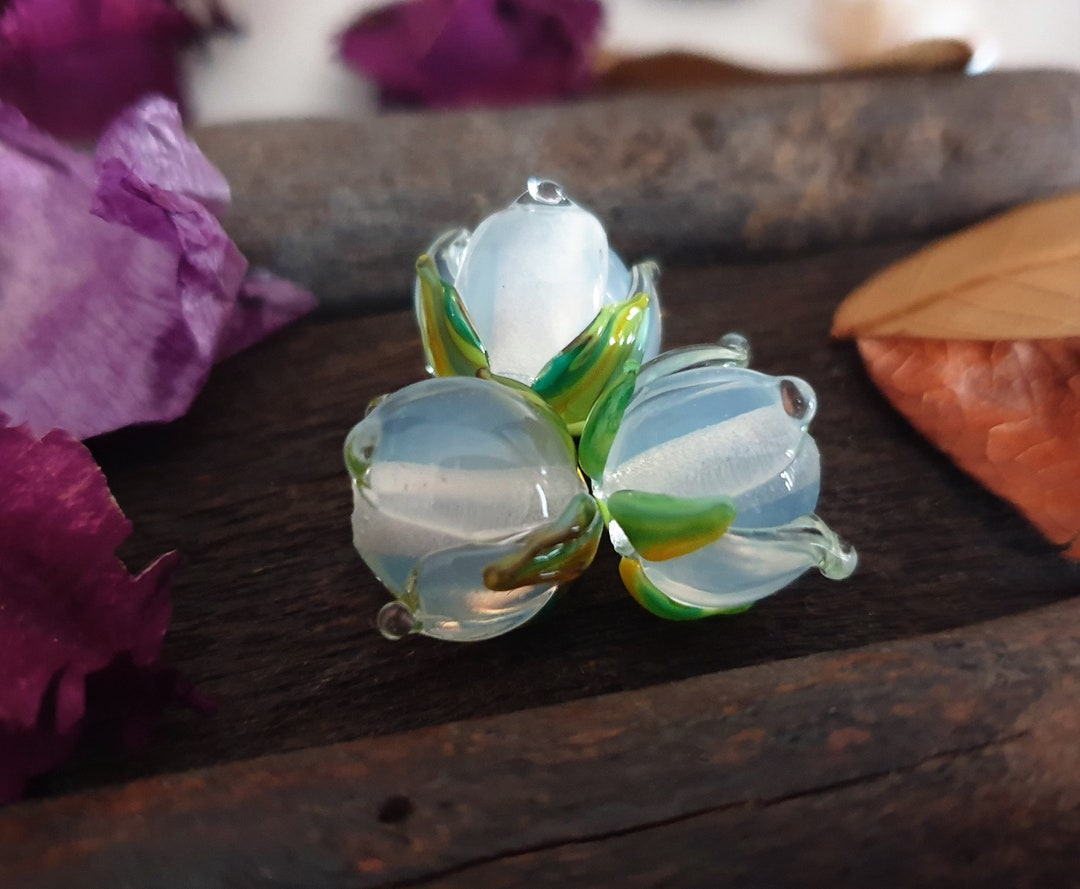 PRECIOUS GHOST ROSES, Spiritual Magic Glass Roses, Mysterious Veil ...