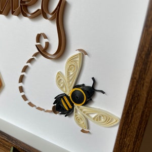 Quilling Honey Paper Bees Quilling Honeycombs Wall Art Home Decor Paper ...