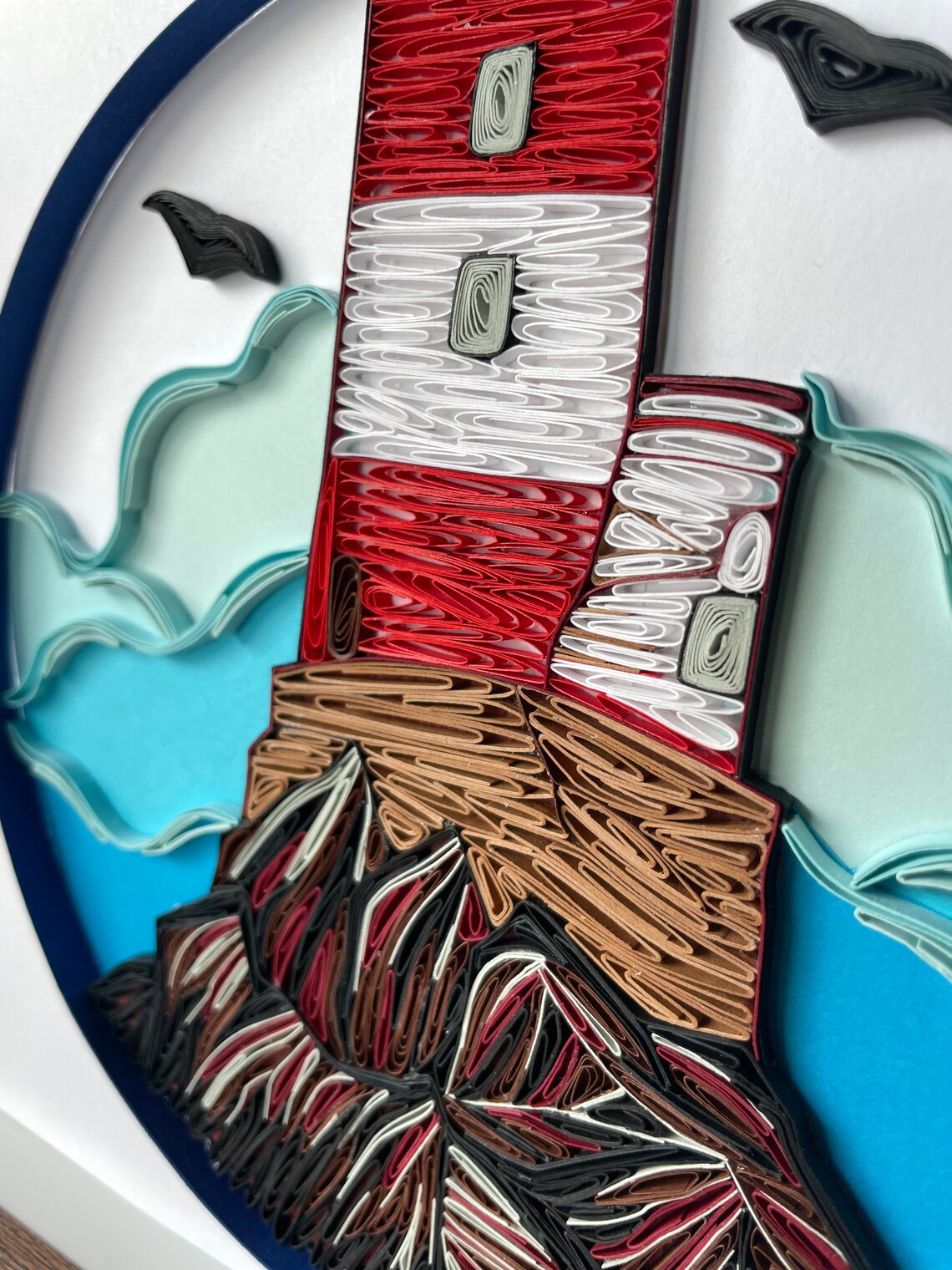 Quilling Lighthouse Sea Wall Decor Quilling Art - Etsy UK