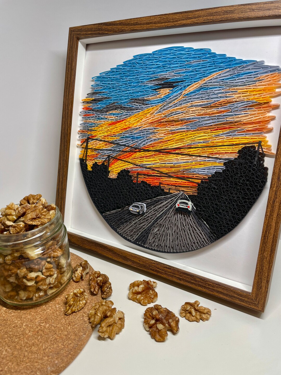 Quilling Mariupol Sunset Ukrainian Nature Quilling Sky the Sky Above ...