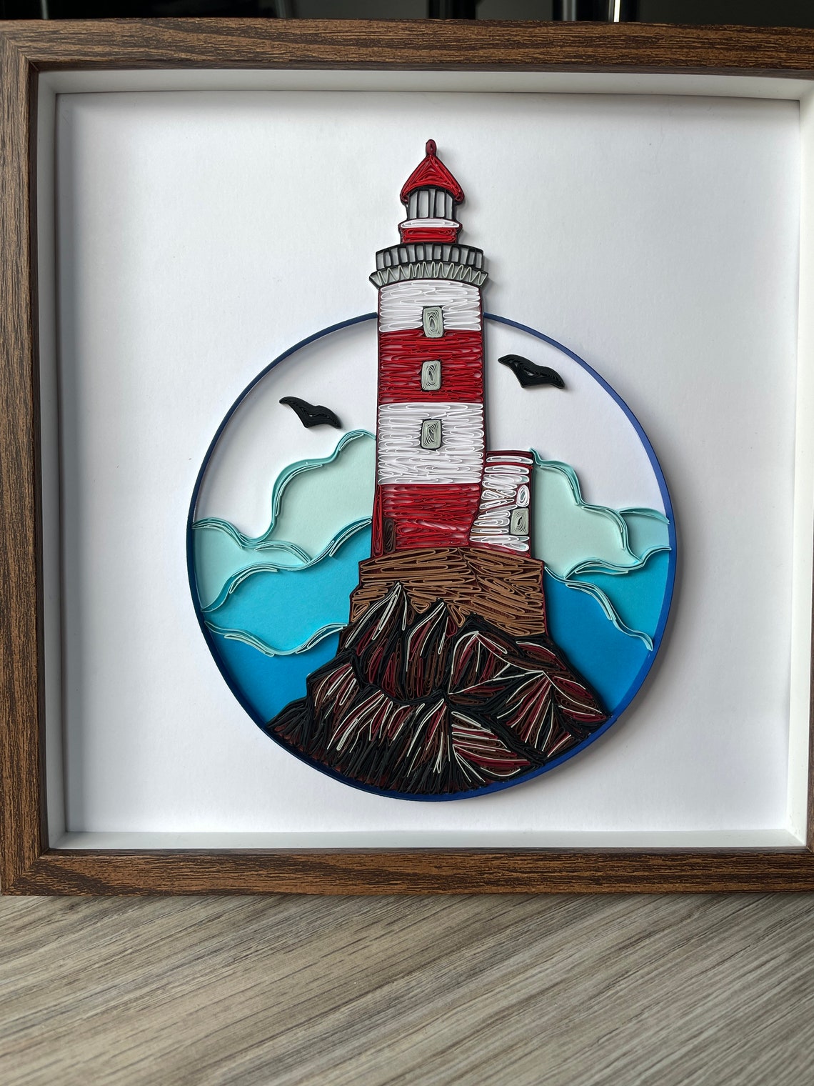 Quilling Lighthouse Sea Wall Decor Quilling Art - Etsy UK