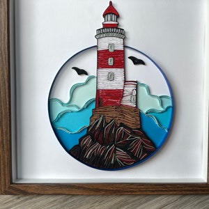Quilling Lighthouse – Sea - Wall Decor - Quilling Art – Quilling Paper ...