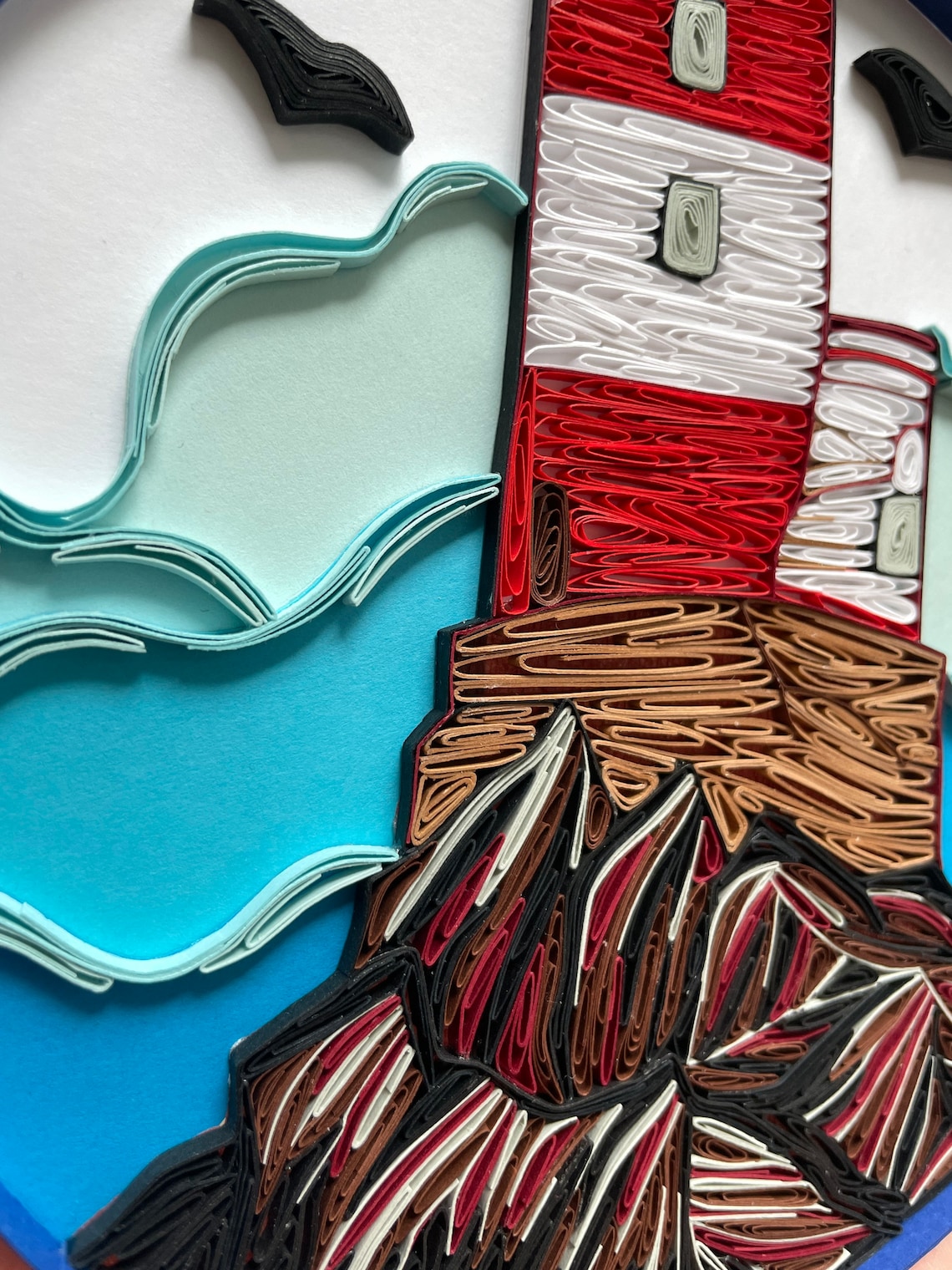 Quilling Lighthouse Sea Wall Decor Quilling Art - Etsy UK