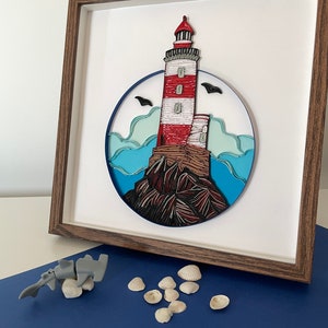 Quilling Lighthouse – Sea - Wall Decor - Quilling Art – Quilling Paper ...