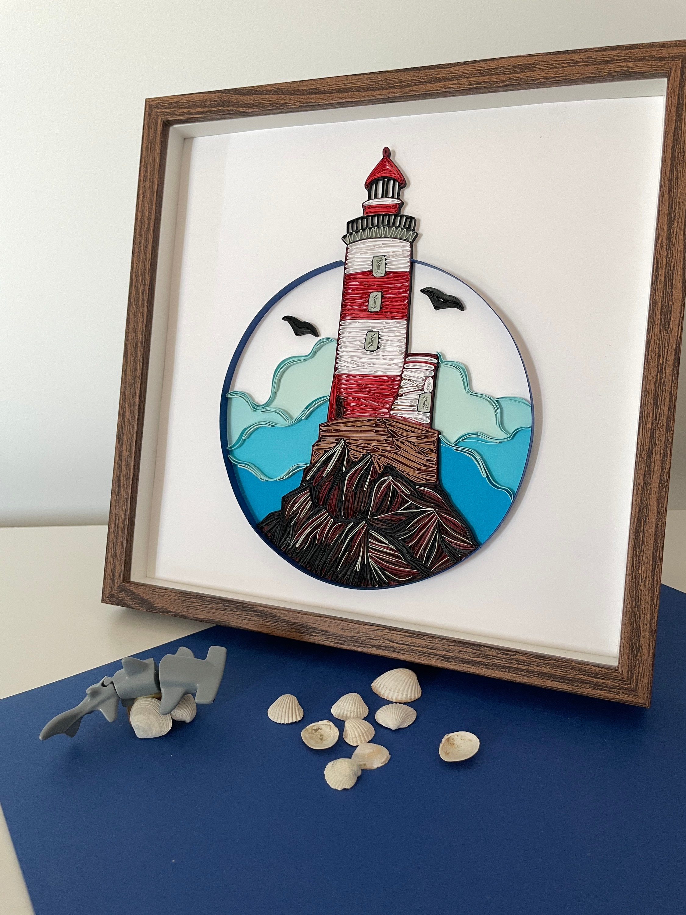 Quilling Lighthouse Sea Wall Decor Quilling Art Quilling Paper Painting ...