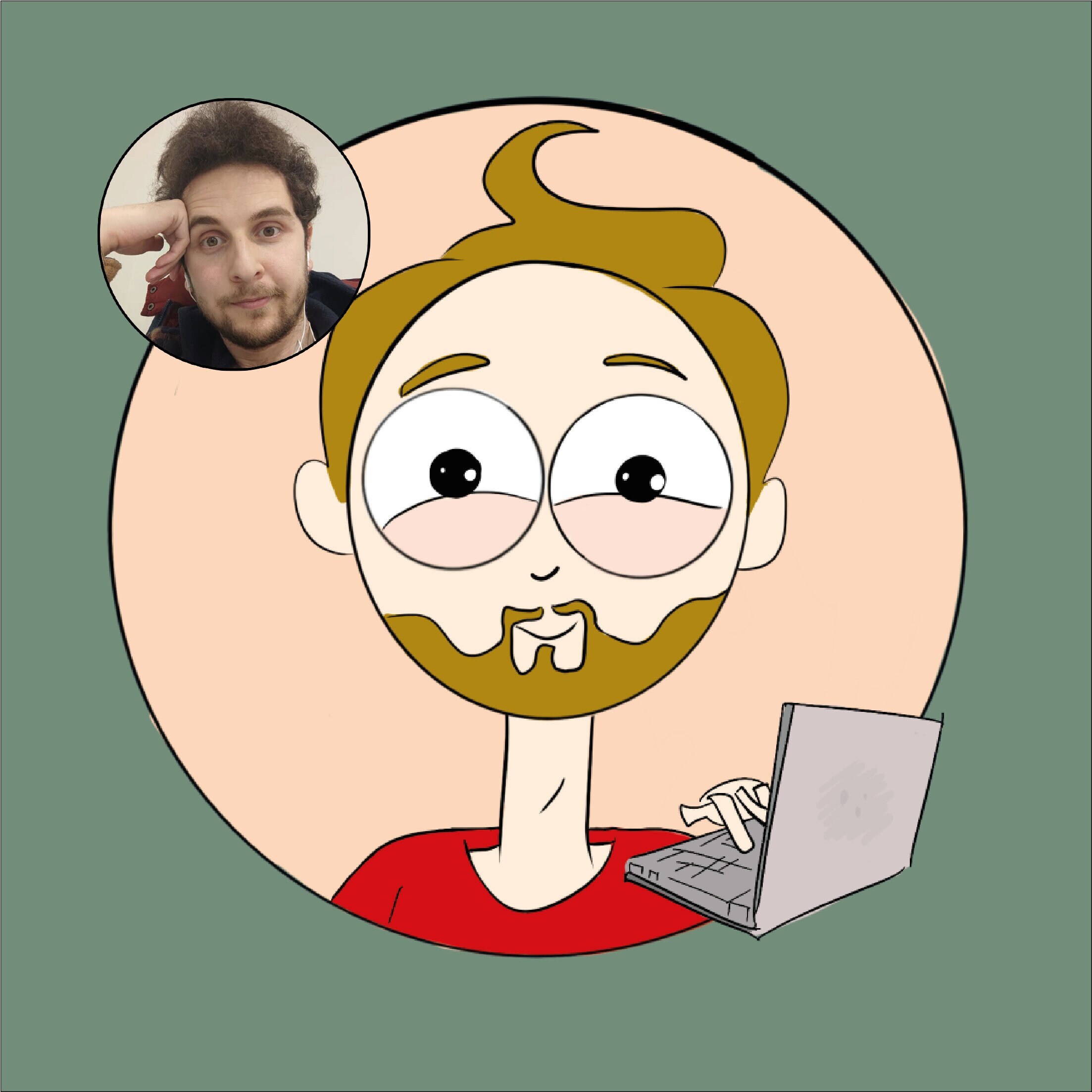 Custom Profile Picture Cartoon, Custom Logo, Digital You : - Etsy