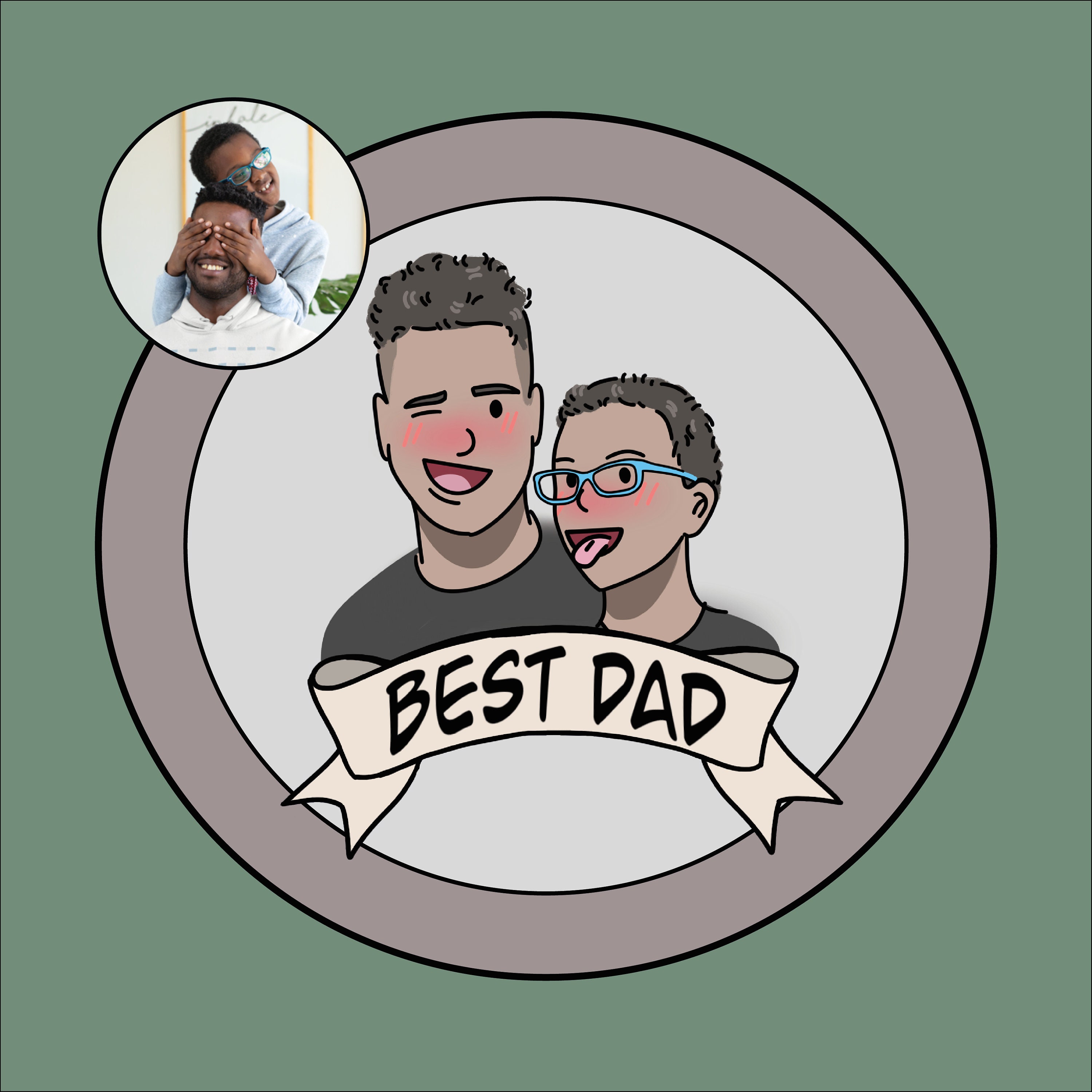Custom Profile Picture Cartoon, Custom Logo, Digital You : - Etsy