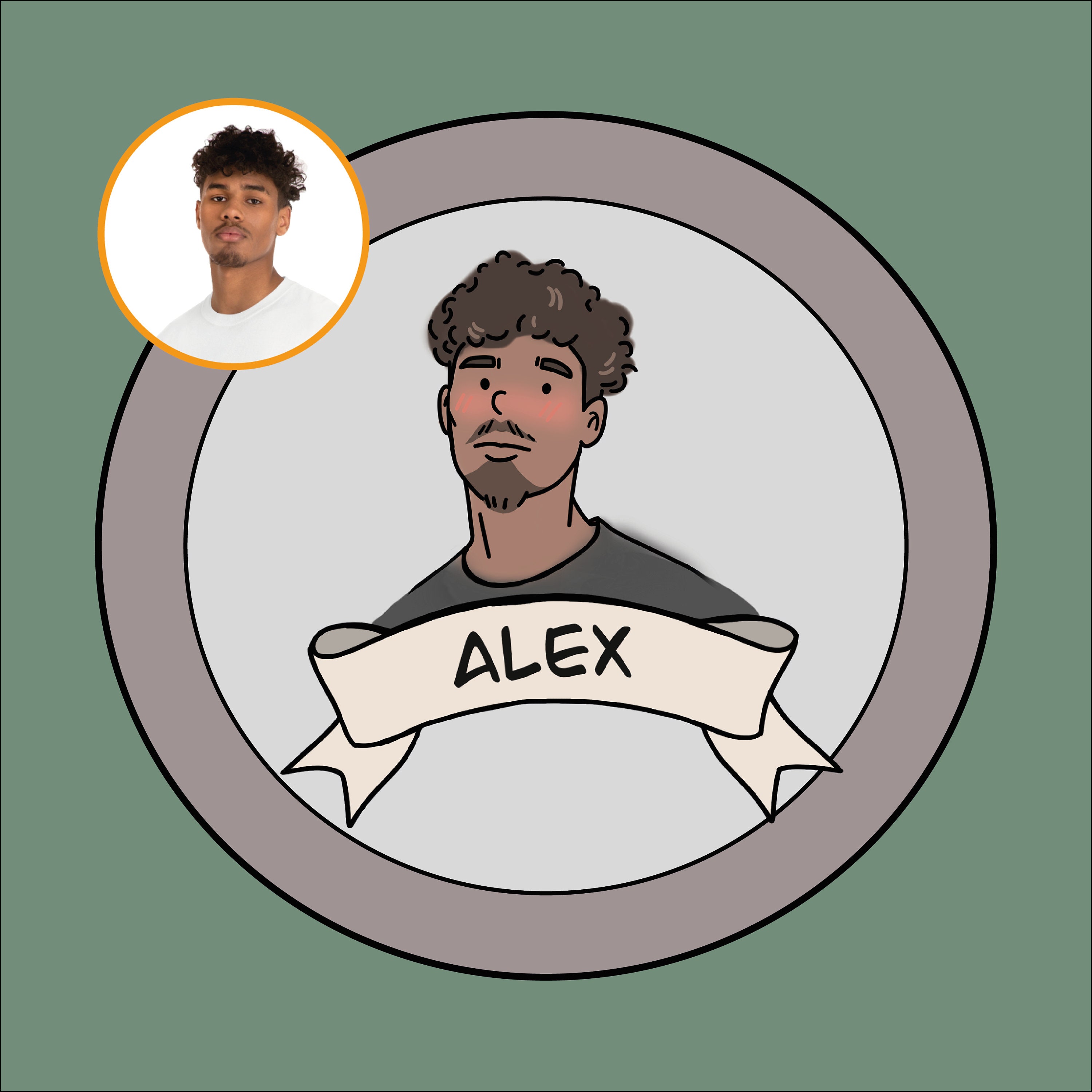 Custom Profile Picture Cartoon, Custom Logo, Digital You : - Etsy