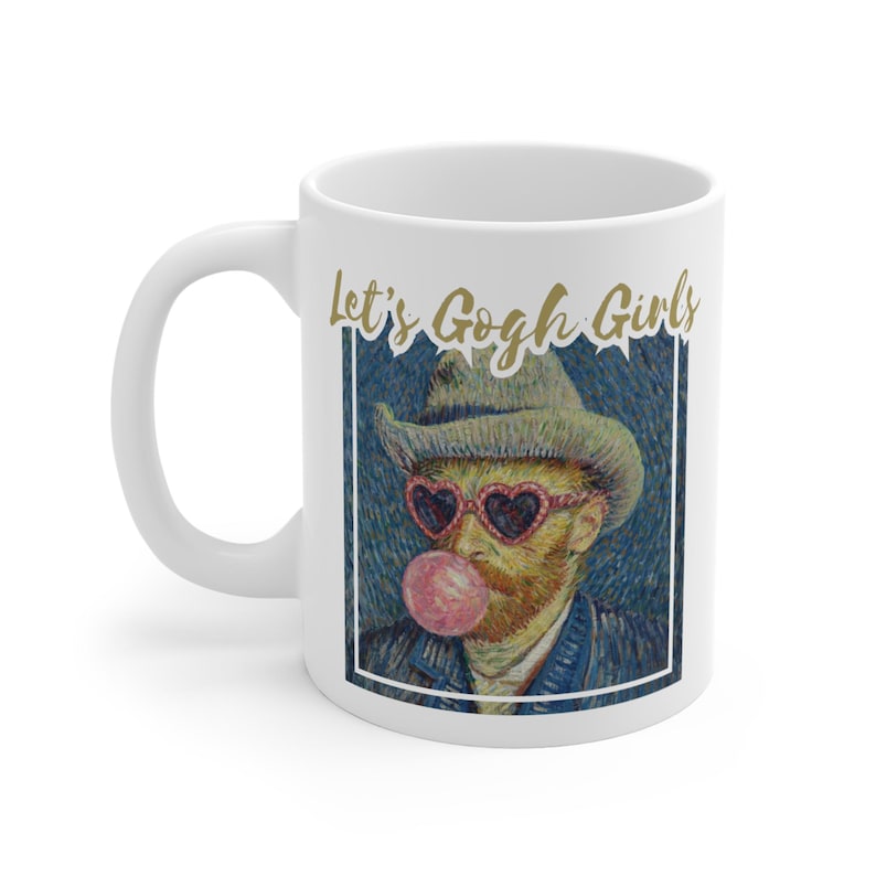 Let's Gogh Girls Mug - Funny Van Gogh Coffee Cup, Artsy Gift - Etsy