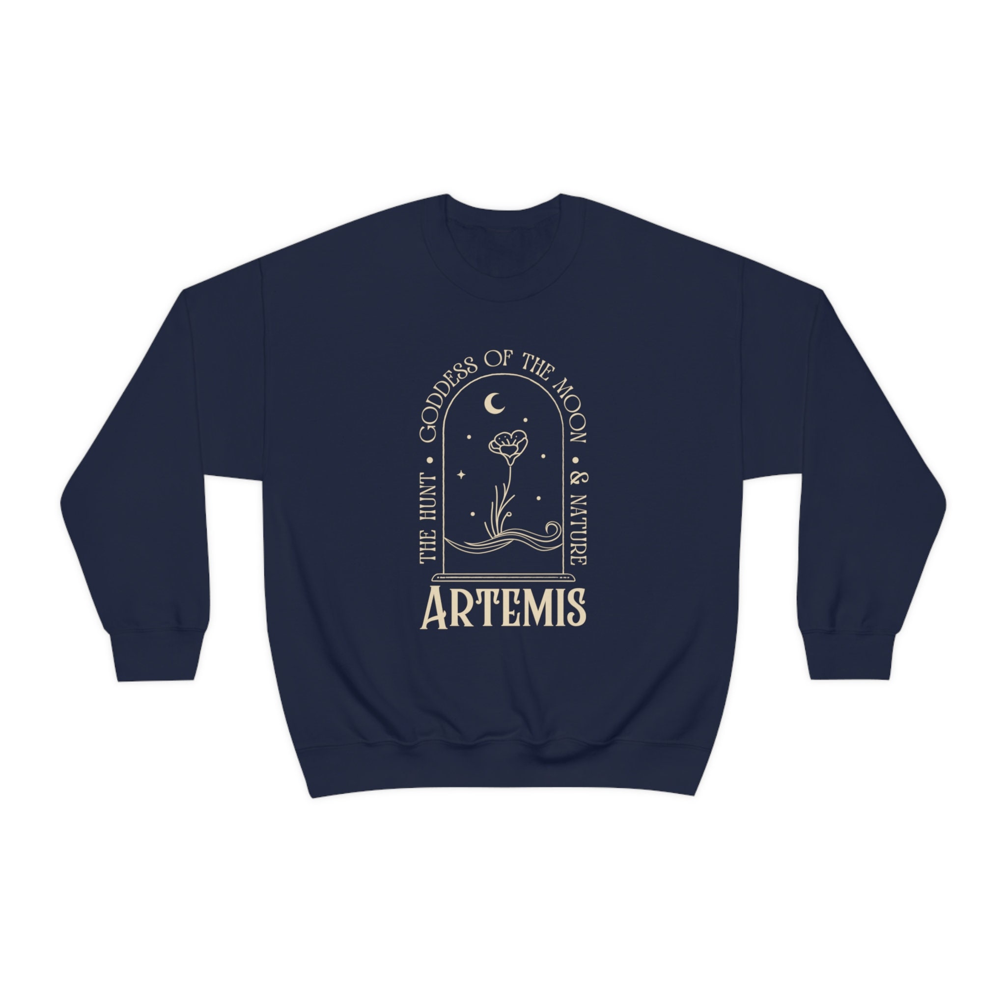 Mythology Sweatshirt Greek Mythology Crewneck Artemis Sweatshirt ...