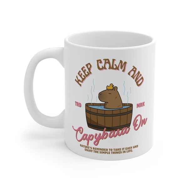 Capybara Mug - Etsy