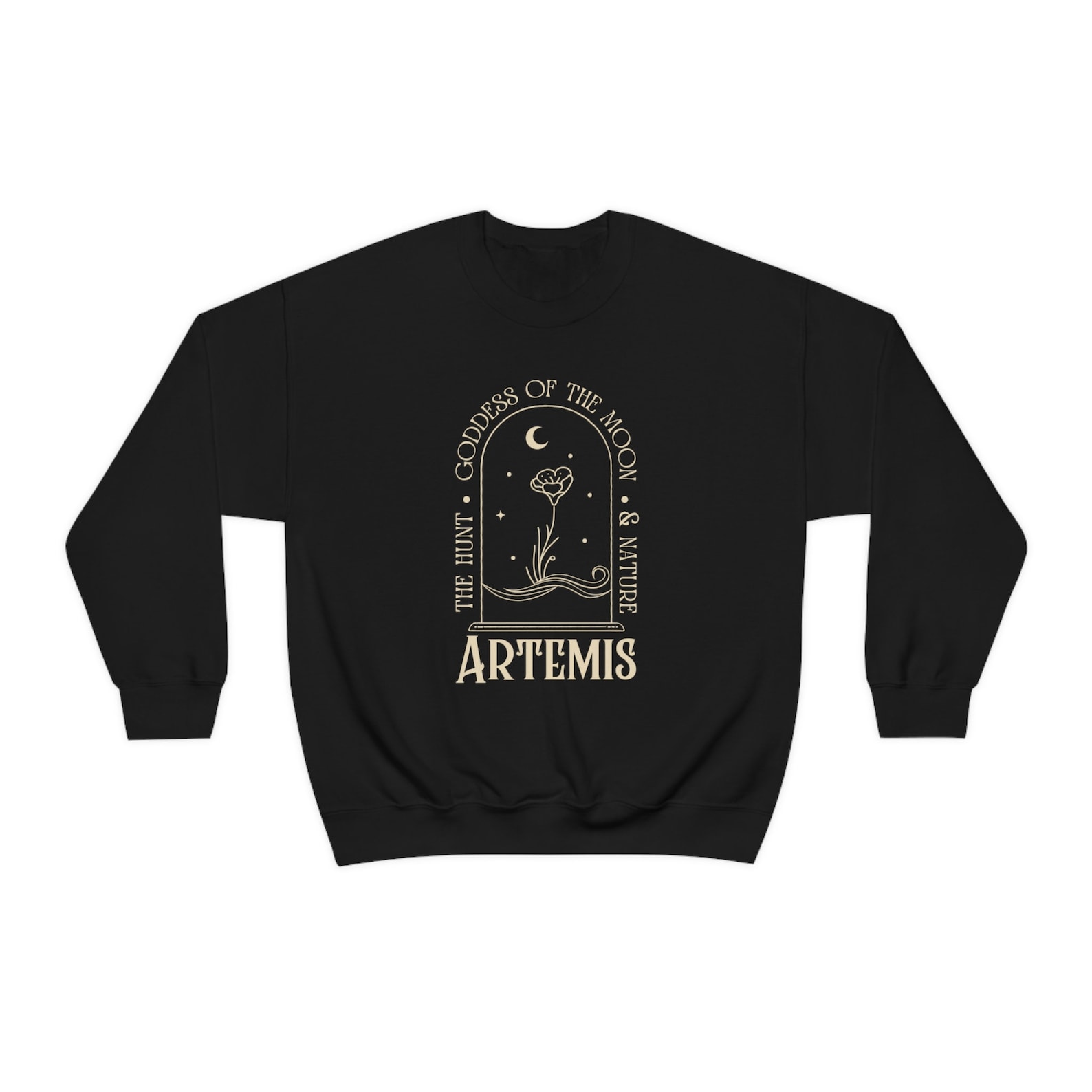 Mythology Sweatshirt | Greek Mythology Crewneck | Artemis Sweatshirt ...