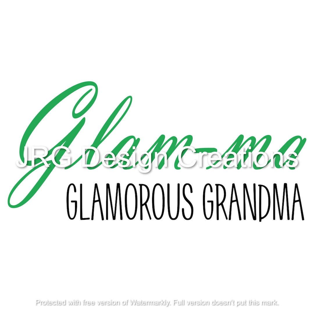 Glam-ma SVG and PNG Files - Etsy