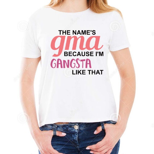 The Name's Gma SVG and PNG Files - Etsy