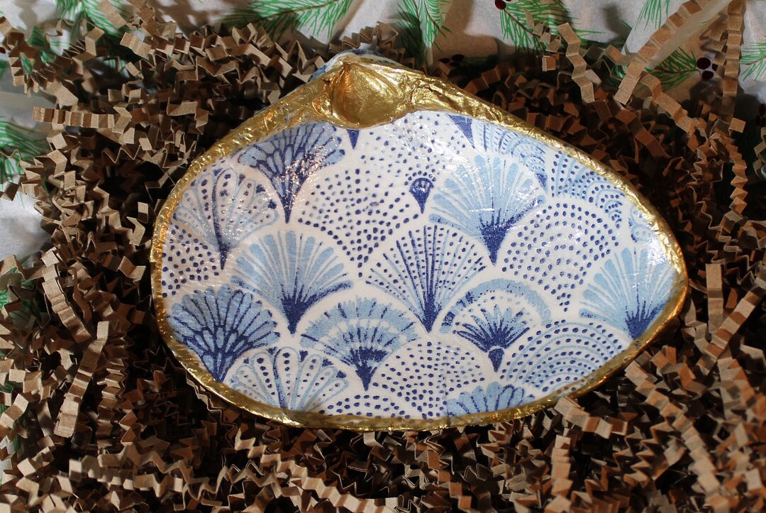 Decoupage Seashell - Etsy