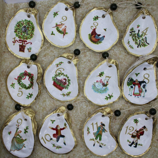 Twelve Days of Christmas Ornament Pattern - Etsy