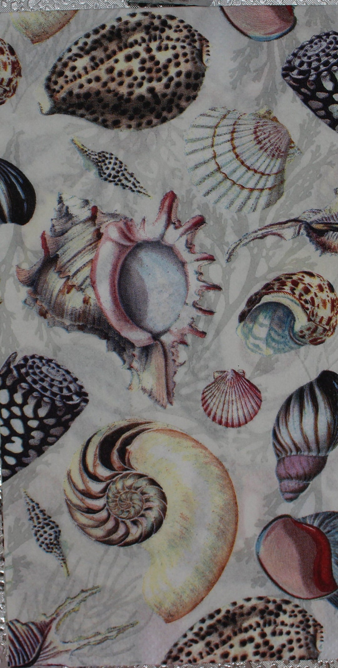 Decoupage Guest Napkins W/seashells - Etsy