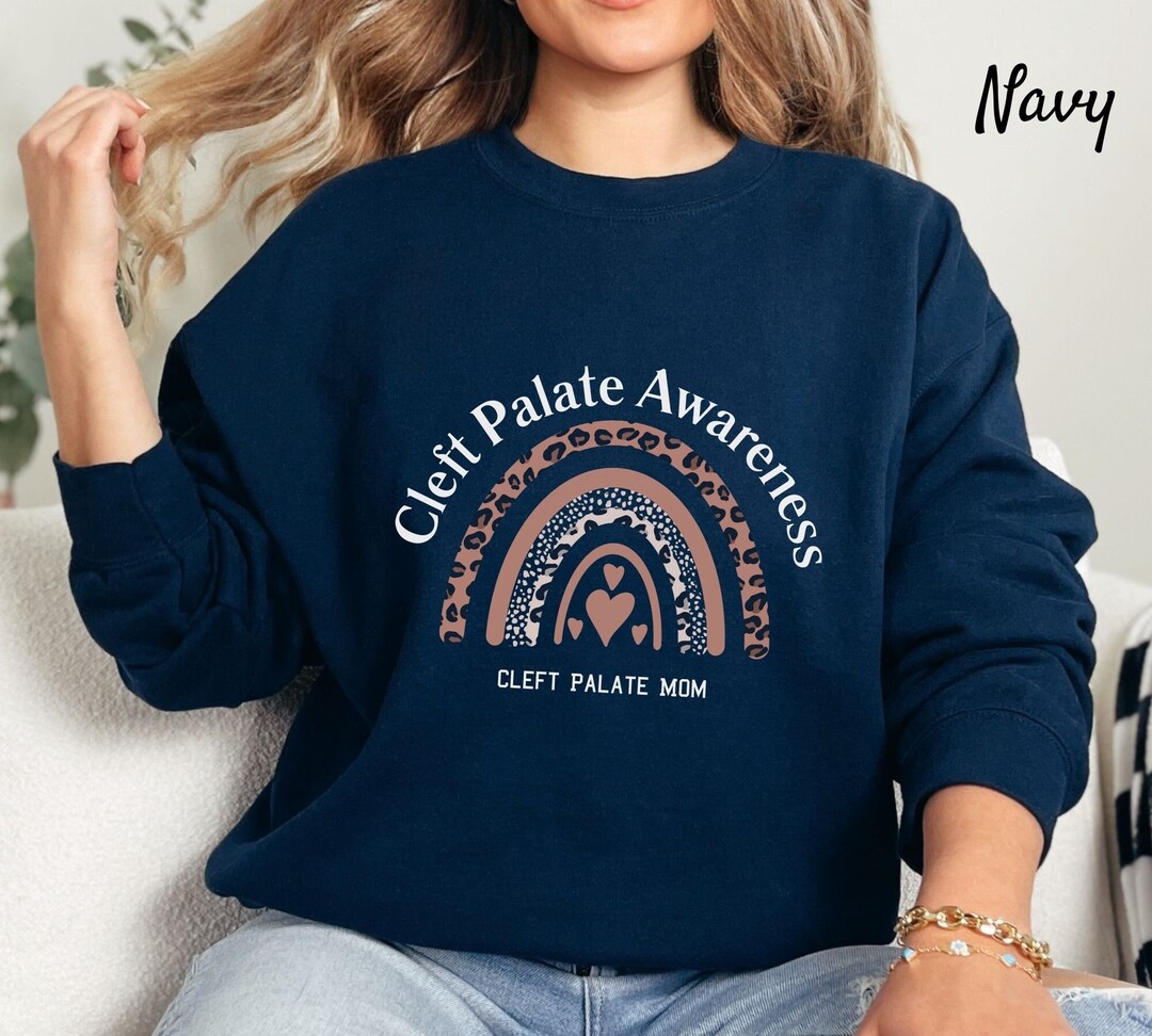 Cleft Palate Mom Sweatshirt, Cleft Strong Sweater, Craniofacial ...