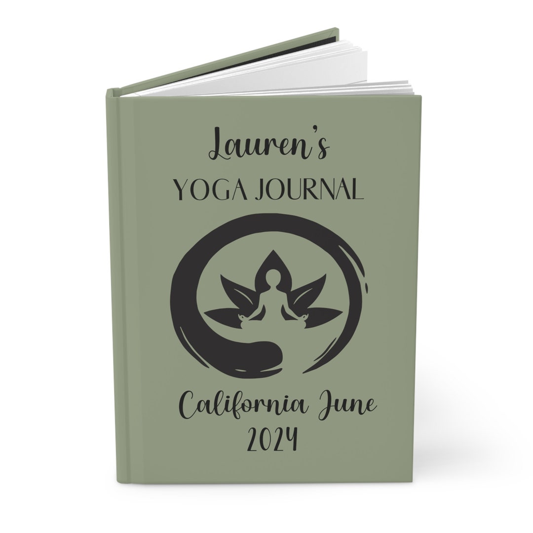 Custom Yoga Journal, 2024 Yoga Journal, Personalized Yoga Diary, Yoga ...