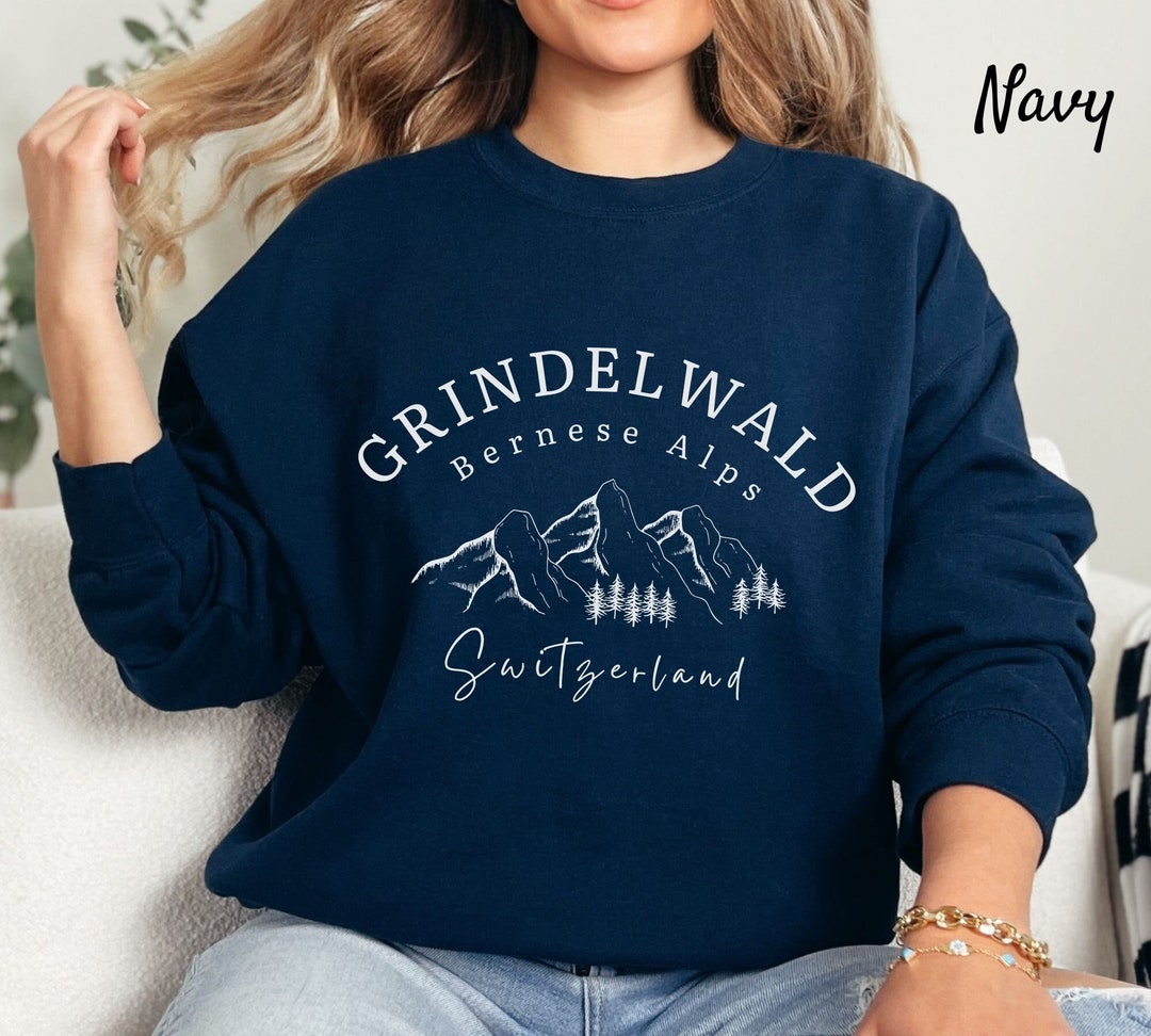 Grindelwald Sweatshirt, Swiss Sweatshirt, Ski Sweatshirt, Ski Resort ...