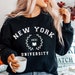 NYU Sweatshirt, NYU Crewneck, New York University, Varsity Pullover ...