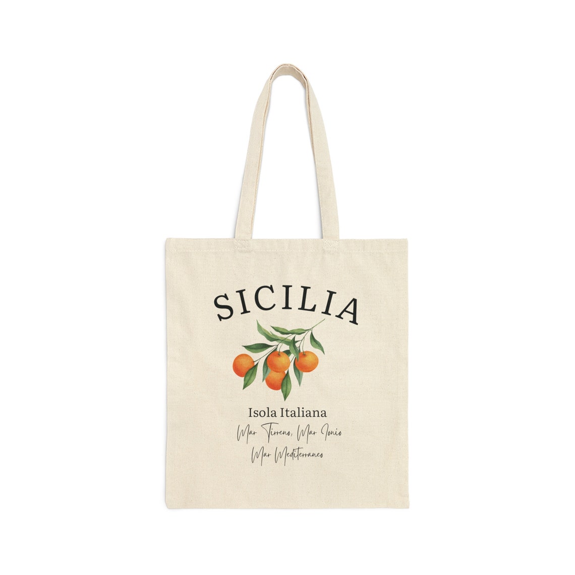 Sicily Italy Tote Bag, Sicilia Italia, Italy Lover Gift, Southern Italy ...