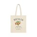 Sicily Italy Tote Bag, Sicilia Italia, Italy Lover Gift, Southern Italy ...