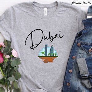 Dubai T Shirt, Travel Dubai Shirt, Unisex Dubai T-shirt, Dubai Gift ...