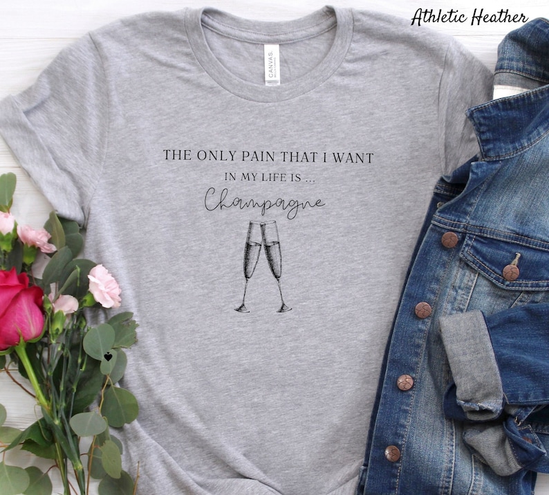 Trendy Champagne T Shirt Champagne Lover Gift Champagne - Etsy