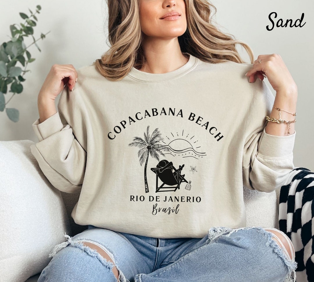 Copacabana Beach, Rio De Janeiro Sweater, Brasil Sweatshirt, Latina ...