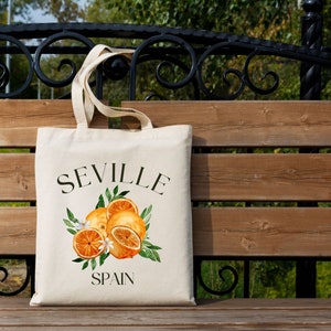 Seville Spain Tote Bag, Sevilla Shoulder Bag, Seville Spain Gift %100 ...