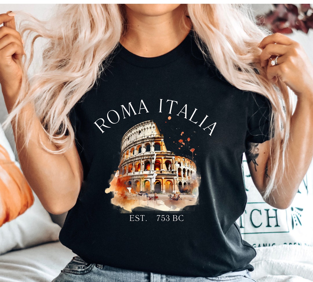 Rome Italy T Shirt, Roma Italia Shirt, Rome Gift, Rome T-shirt, Unisex ...