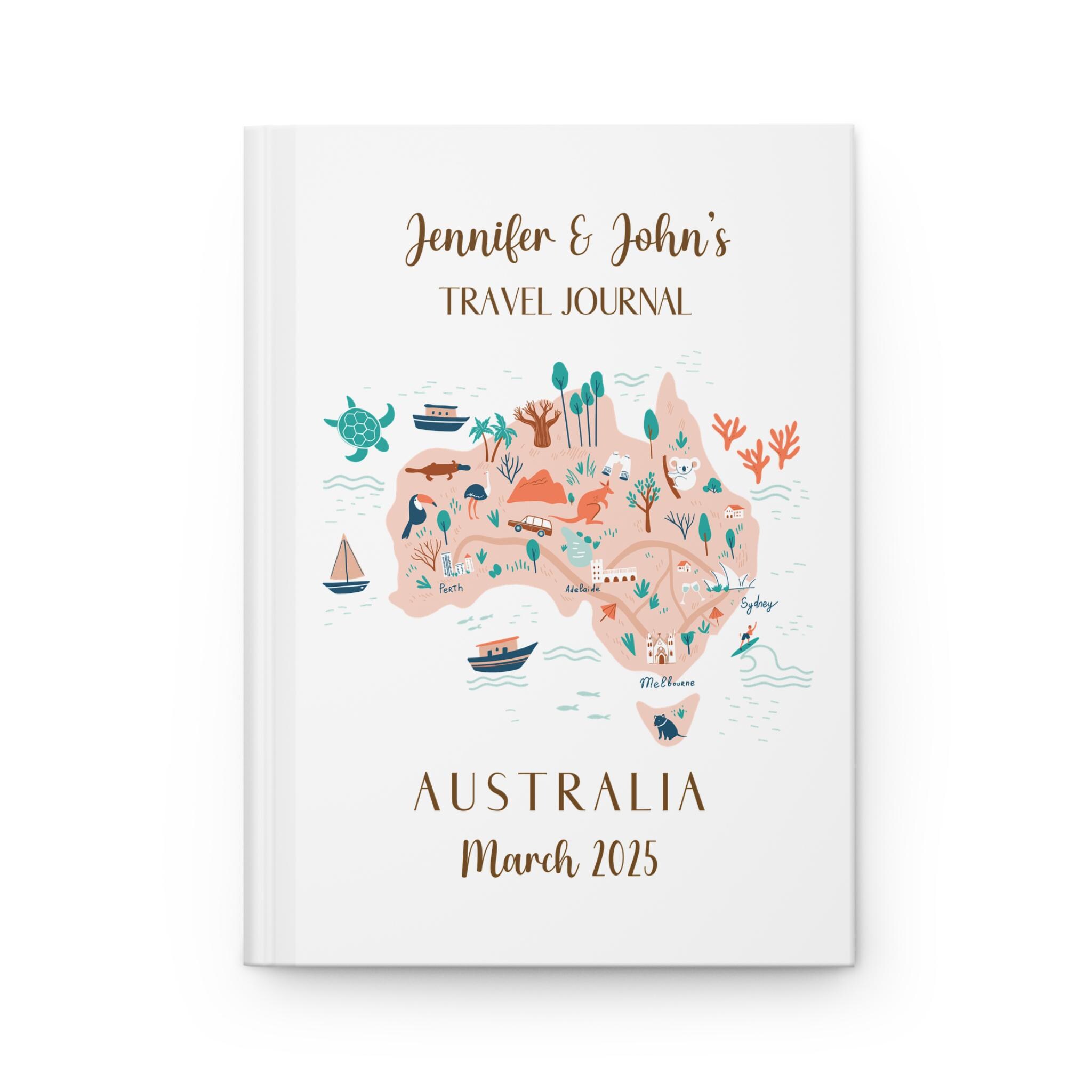 Custom Australia Travel Journal, Personalized Journal, Vacation ...