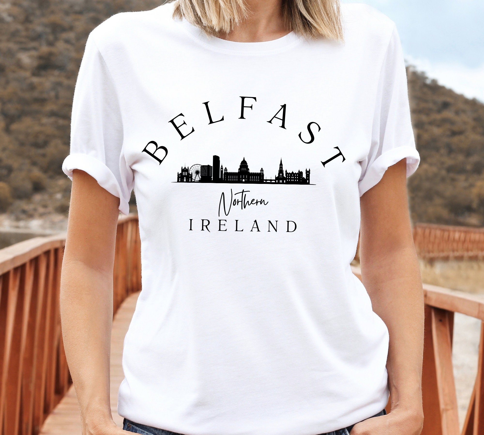 Belfast Ireland T Shirt Belfast Northern Ireland Travel - Etsy