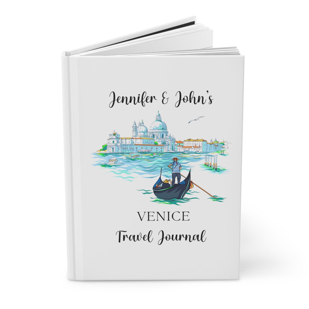Custom Venice Travel Journal, Italy Vacation Notebook, Personalized ...