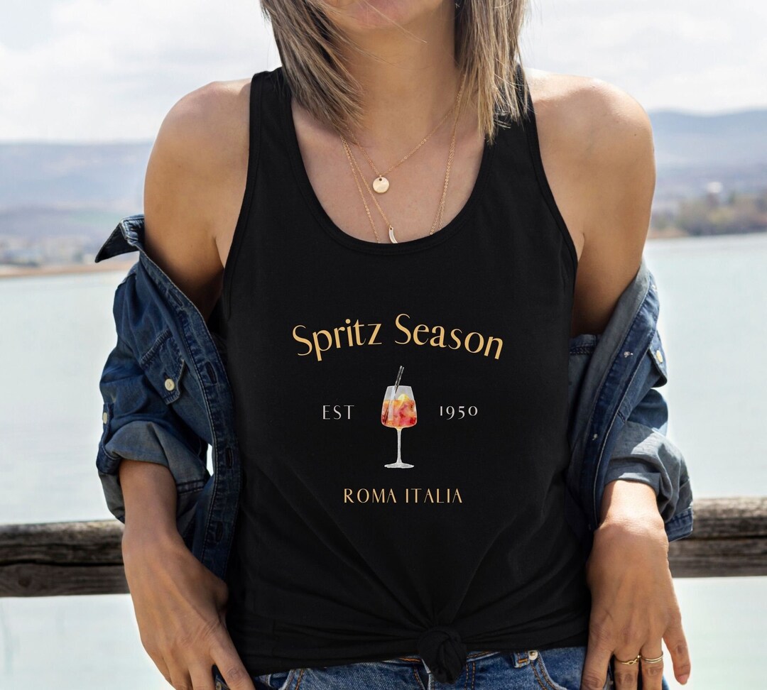 Aperol Spritz Tank Top, Aperol Spritz Fan, Italy Inspired Tank Top ...