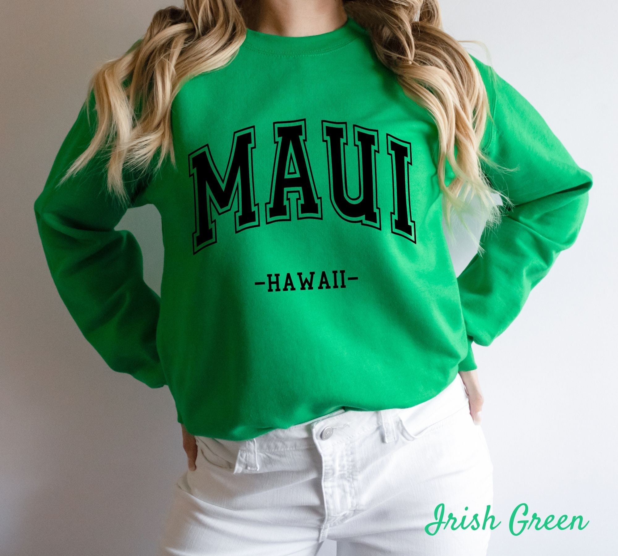 Maui Hawaii Sweatshirt Hawaii Gift Unisex Maui Sweater Maui - Etsy